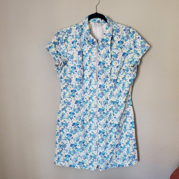 Paris Blues | Dresses | Paris Blues Juniors White Blue Green Floral ...